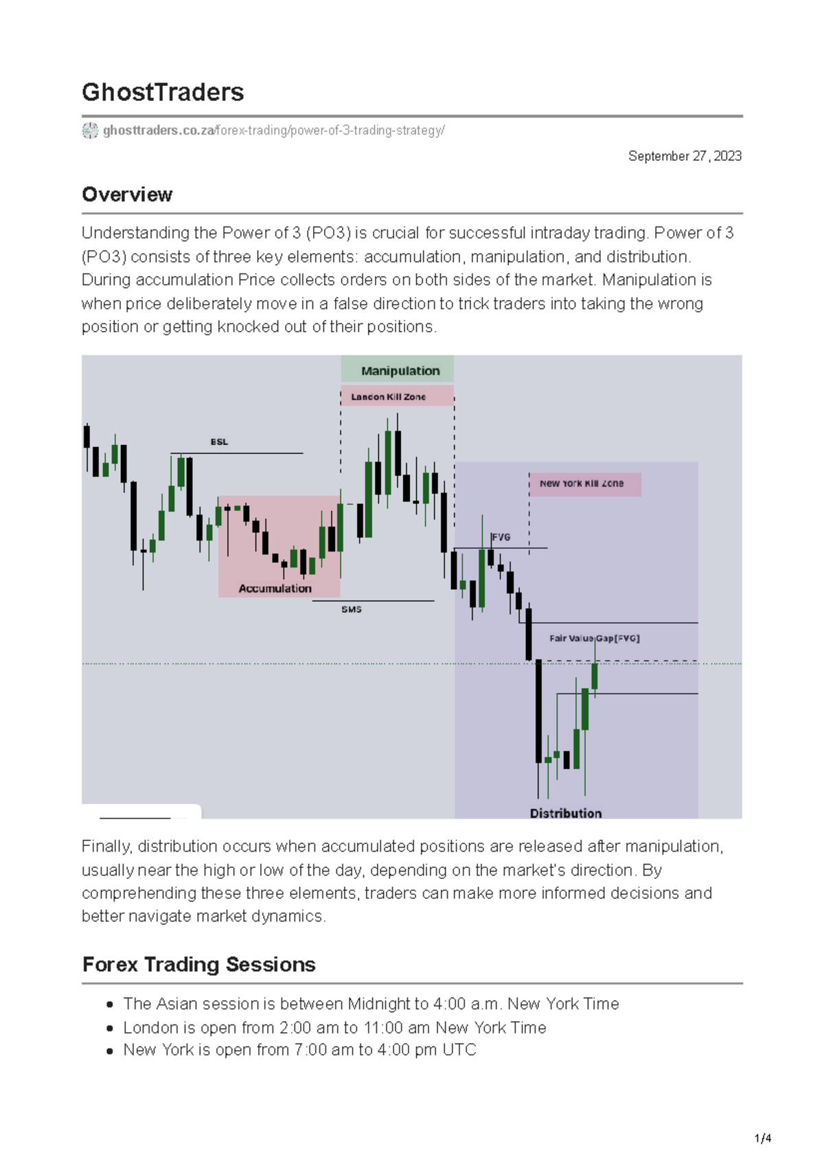 Power-of-3Three-Trading - September 27, 2023 GhostTraders - Studocu