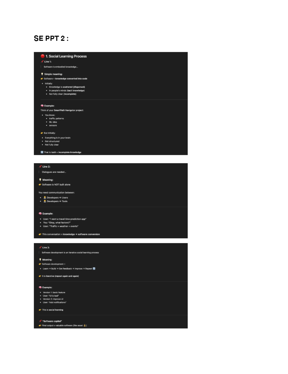 SE PPT 2: Iterative Software Development Process Overview - Studocu