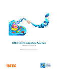 Applied Science - A1 - AS Level - Sixth Form (A Levels) - Studocu