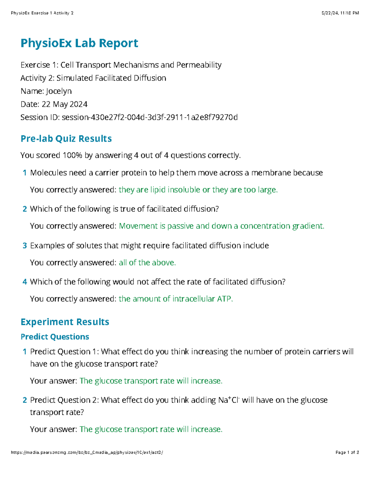 Physio Ex Exercise 1 Activity 2 Pearsoncmg Bc Bc 0media Ap Physioex