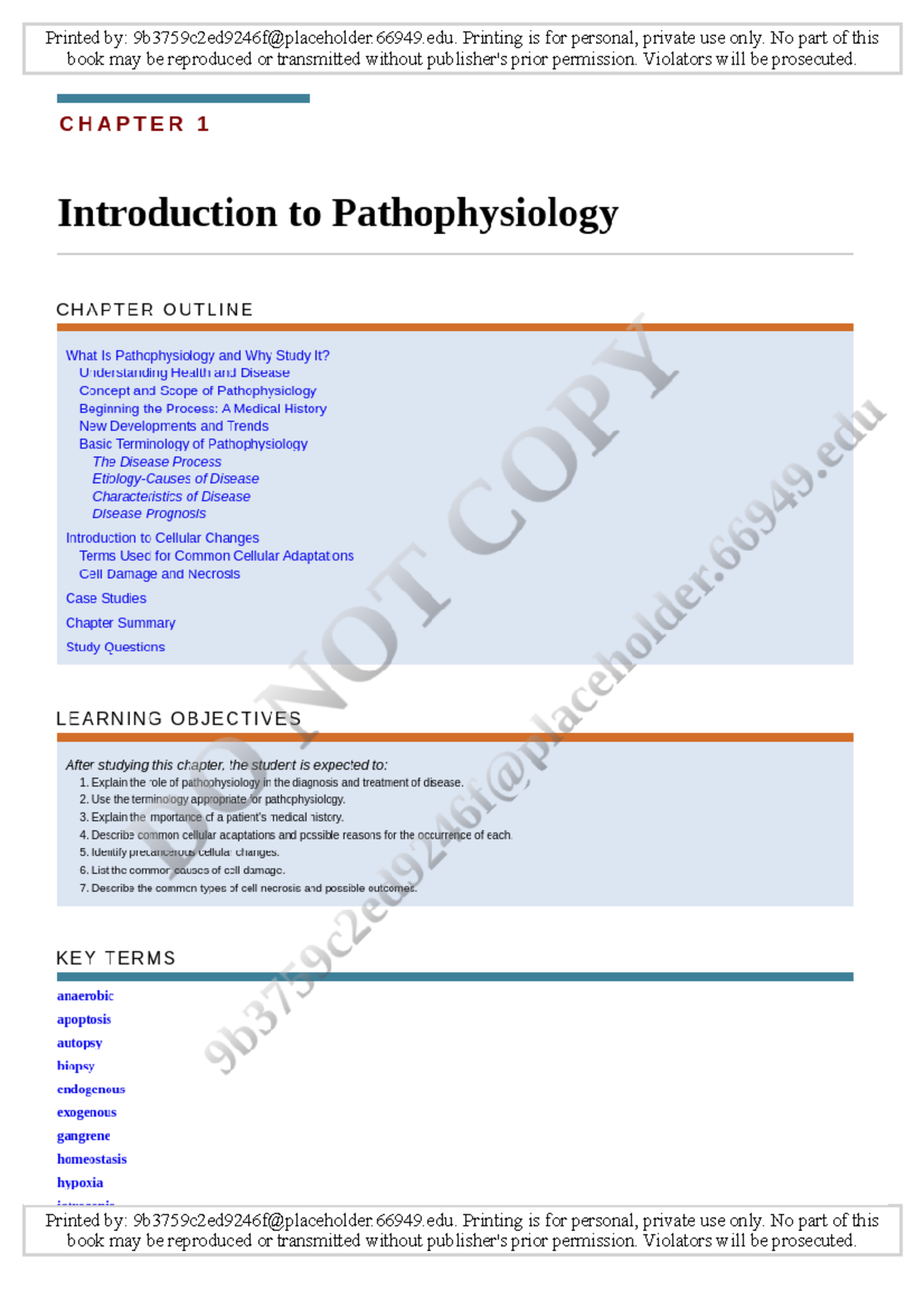 Gould's Pathophysiology for Health Professions: Study Notes - Studocu