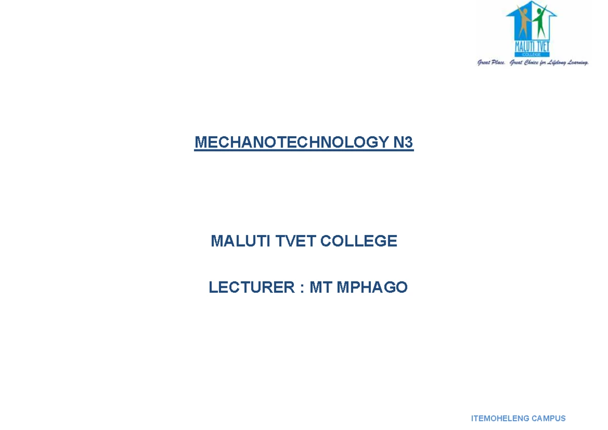 N3 Mechanotechnology Module 12: Properties and Processes of Metals ...