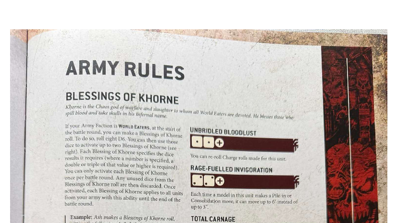 World Eaters Codex: Blessings of Khorne Overview and Strategies - Studocu