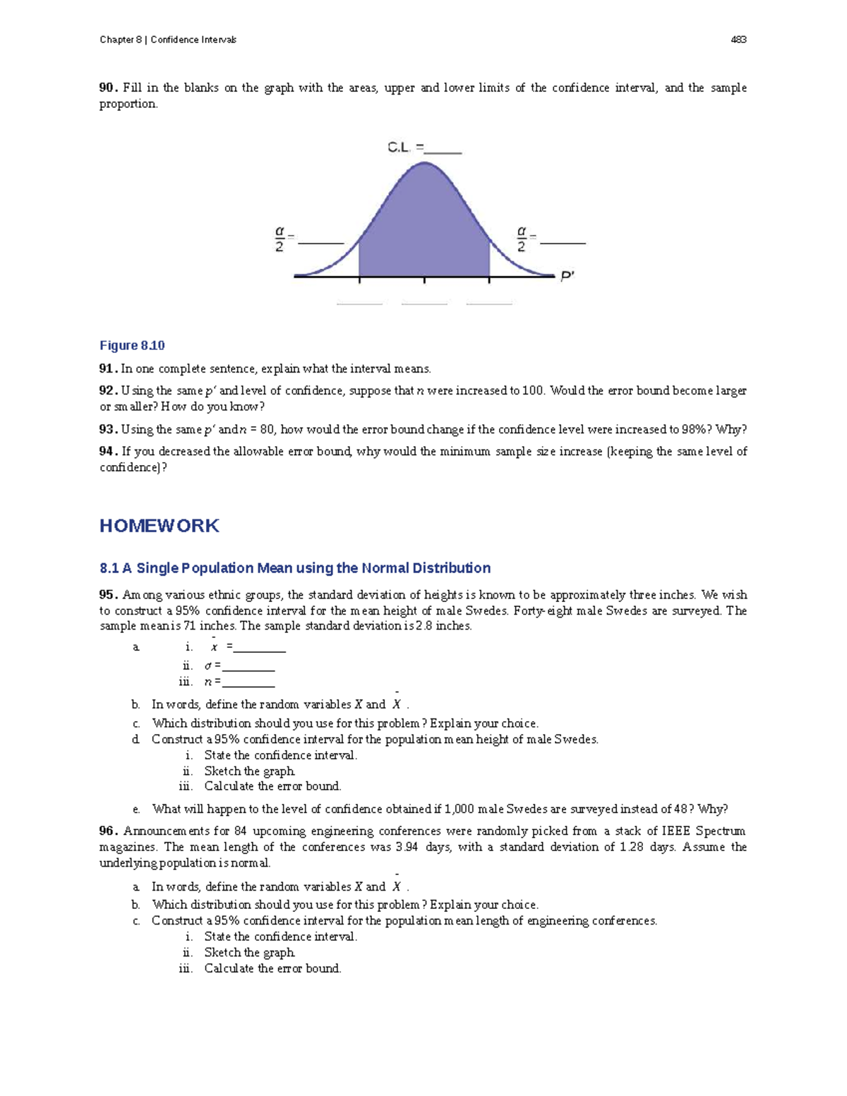 Chapter 8: Confidence Intervals in Introductory Statistics (Part 246 ...