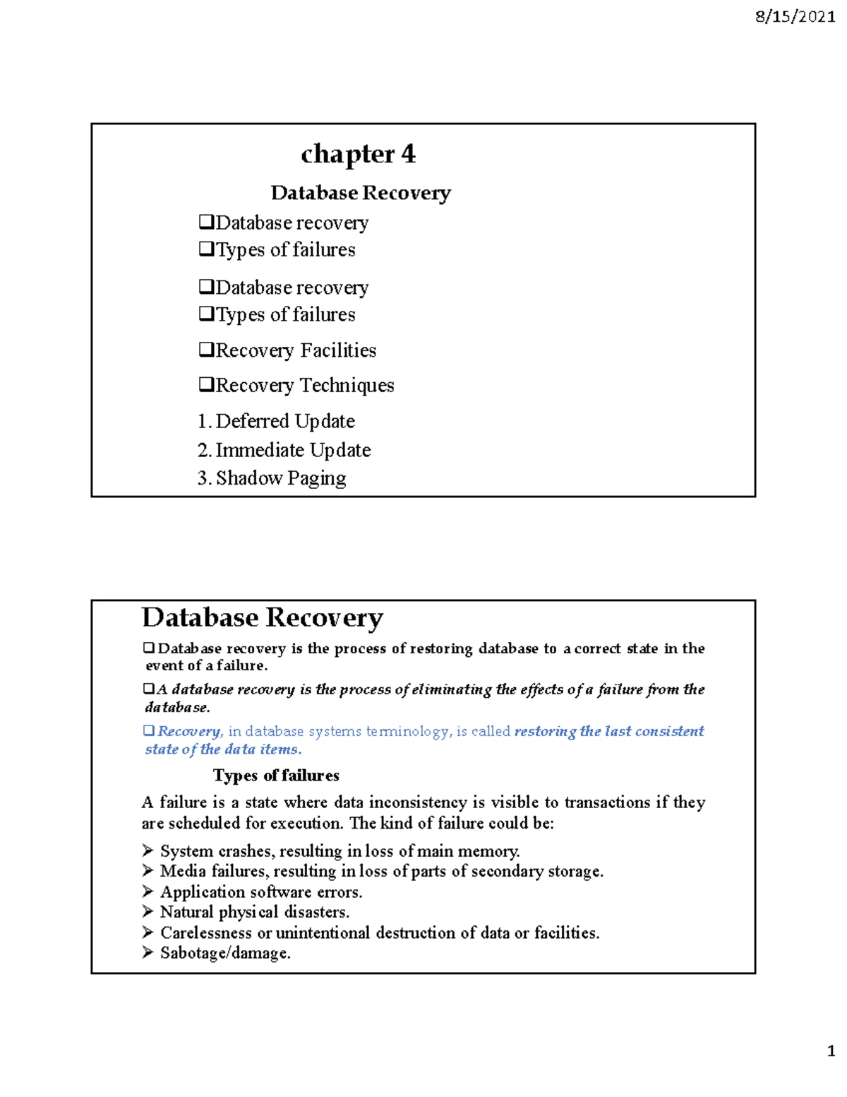 Chapter 1 - Chapter 1: Concepts for Object-Oriented Databases 1. Overview of Object-Oriented ...