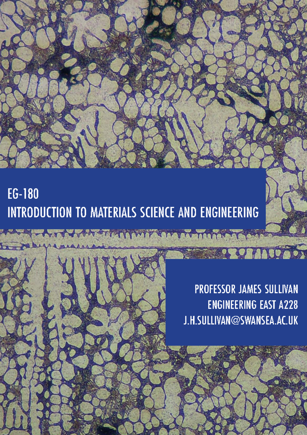 EG-180 Course Notes: Introduction to Materials Science and Engineering ...