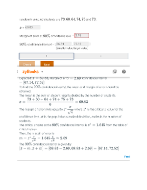 [Solved] Use the sample information x 40 7 n 13 - Intro to Statistical Analysis (MAT-133) - Studocu