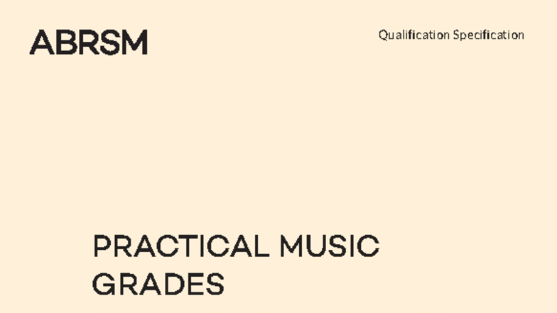 Guitar Practical Grade Syllabus 2019: ABRSM Exam Requirements - Studocu