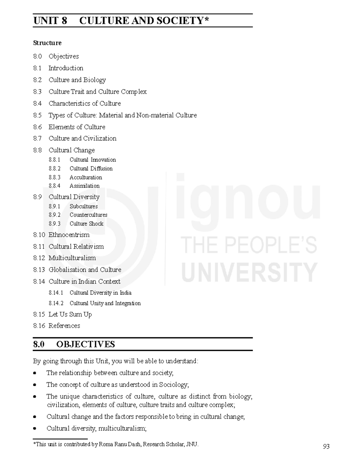 CULTURE AND SOCIETY: UNIT 8 OVERVIEW AND KEY CONCEPTS - Studocu