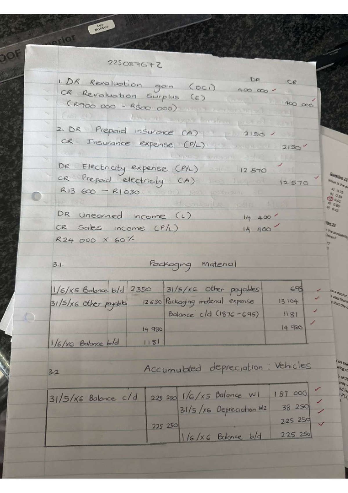 Accounting Tut 4: Revaluation Gains and Expense Adjustments - Studocu