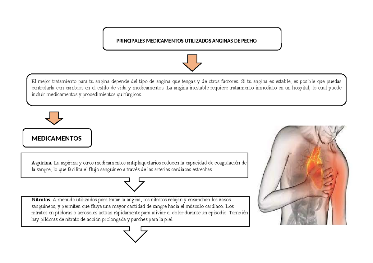 Principales Medicamentos Utilizados Anginas DE Pecho - PRINCIPALES ...