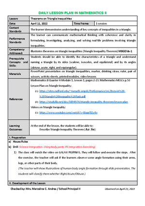 Music and Arts 5 Q2 Week 4 Daily Lesson Log on Philippine Art - Studocu