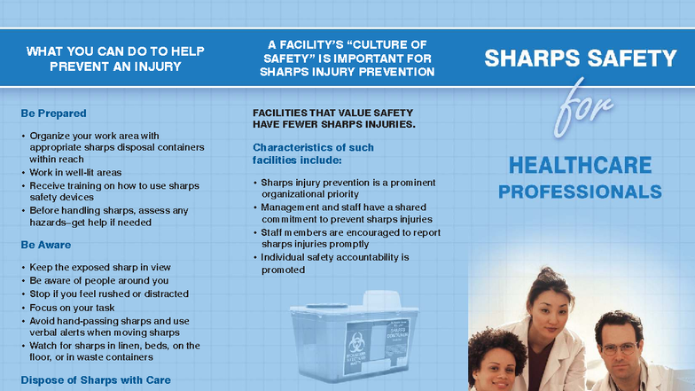 Sharps Safety for Healthcare Professionals: Injury Prevention Tips ...