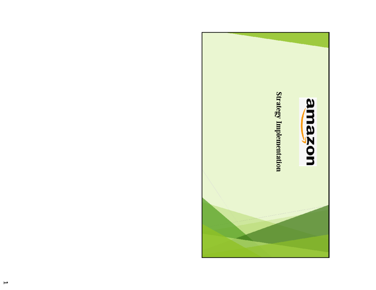 MBA-FPX5006 Strategic Implementation Analysis for Amazon's Future ...