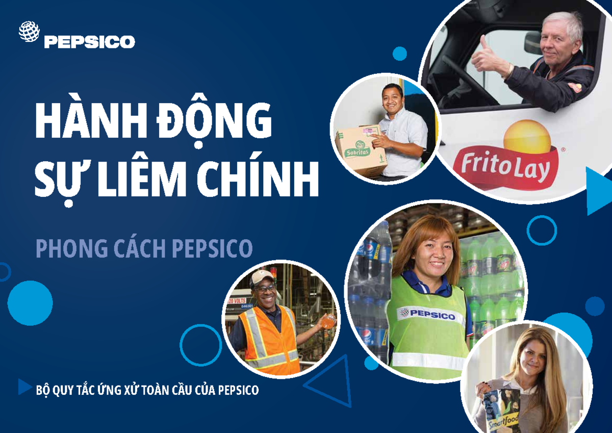 Vietnamese pepsico global code of conduct booklet-1 - HÀNH ĐỘNG SỰ LIÊM ...