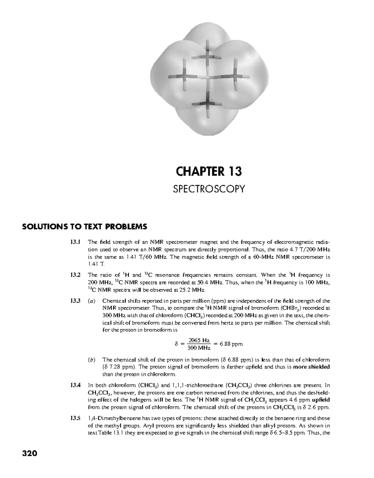CHAPTER 13 NMR SPECTROSCOPY SOLUTIONS & PROBLEMS OC 4th Ed - Studocu