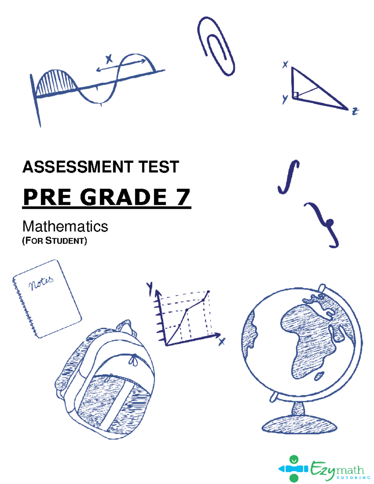 Pre Grade 7 Math Assessment Test: Key Concepts & Problems - Studocu