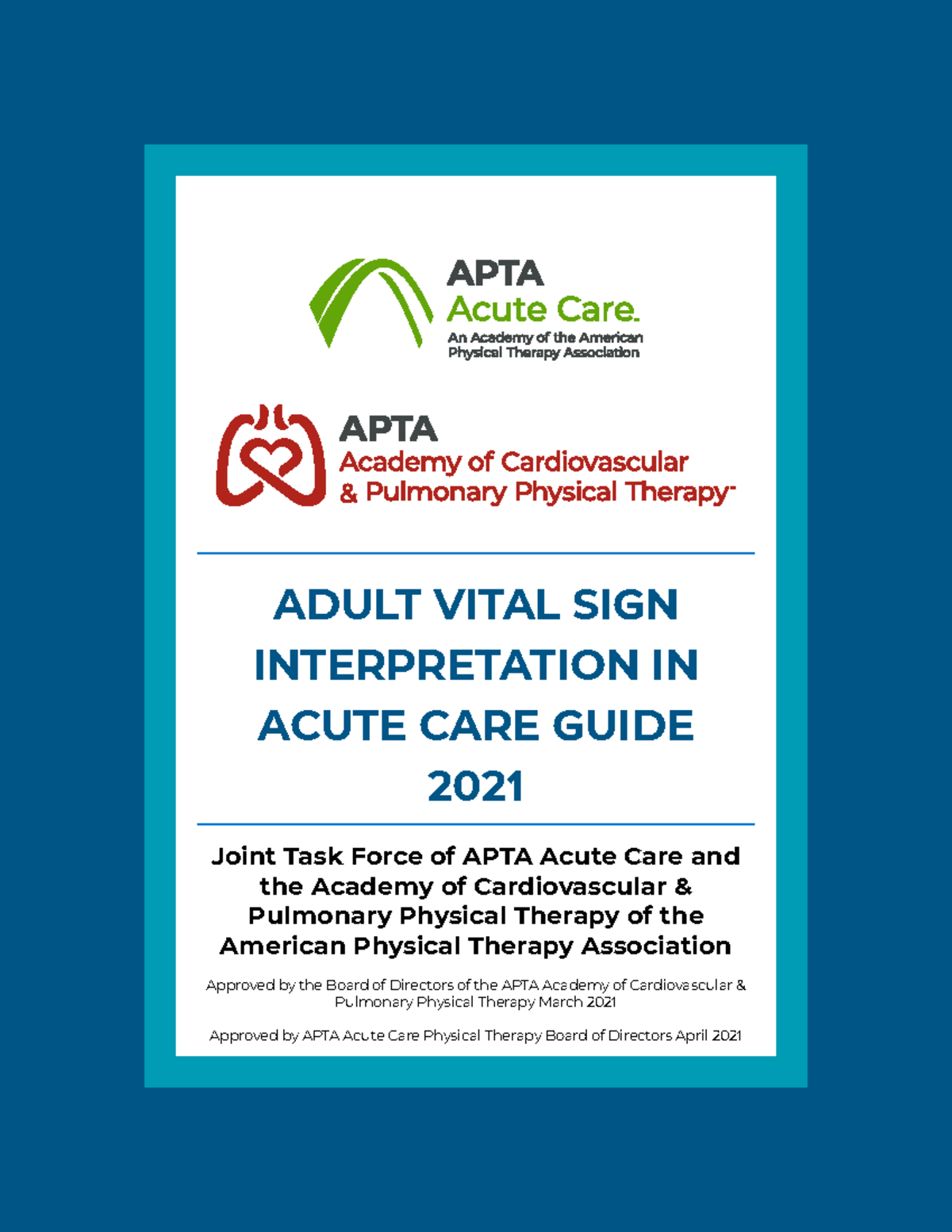 Adult Vital Sign Interpretation in Acute Care Guide (2021) - Studocu
