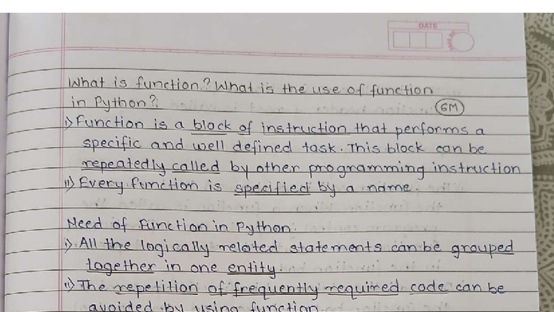 PPS - Understanding Functions in Python: Definitions, Uses, and ...