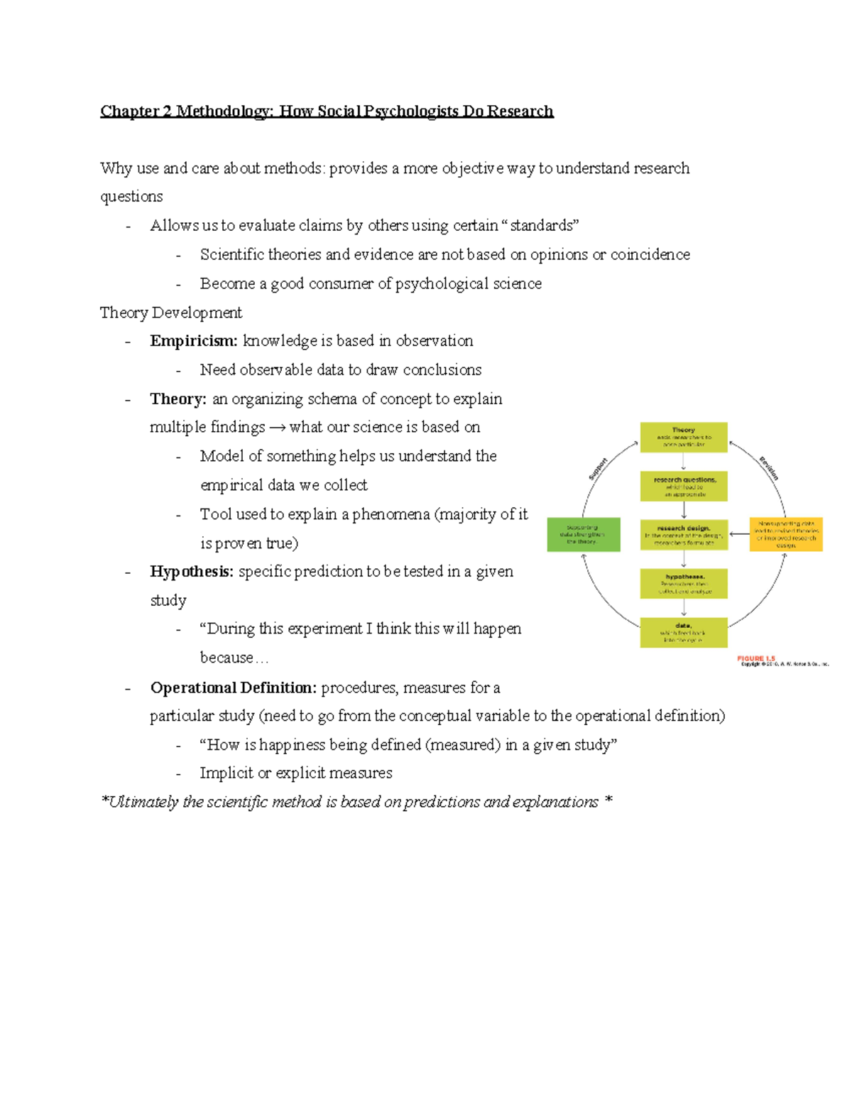 Chapter 2 Social Psychology Methods - Chapter 2 Methodology: How Social ...