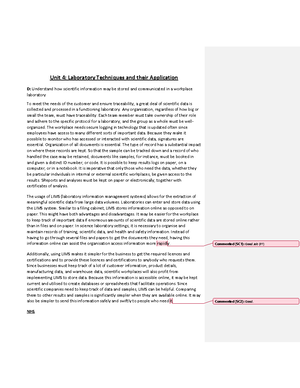 Unit 6 - Assignment 1 - Resubmission - Unit 6 – Investigative project ...