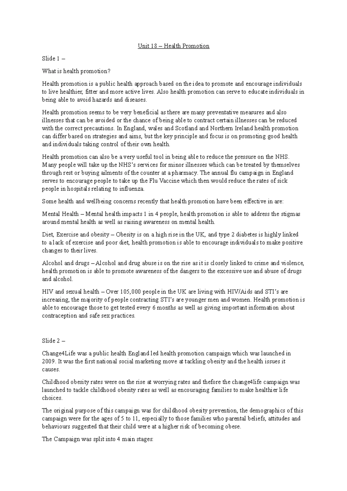 A timetable approach to planning an assignment - Unit 3: Preparing a ...