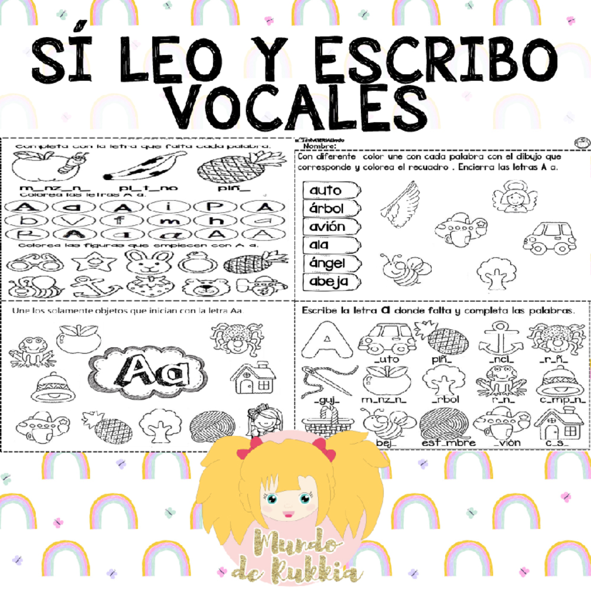 SI LEO Y ESCRIBO VOCALES - Material Educativo por Rukkia - Studocu