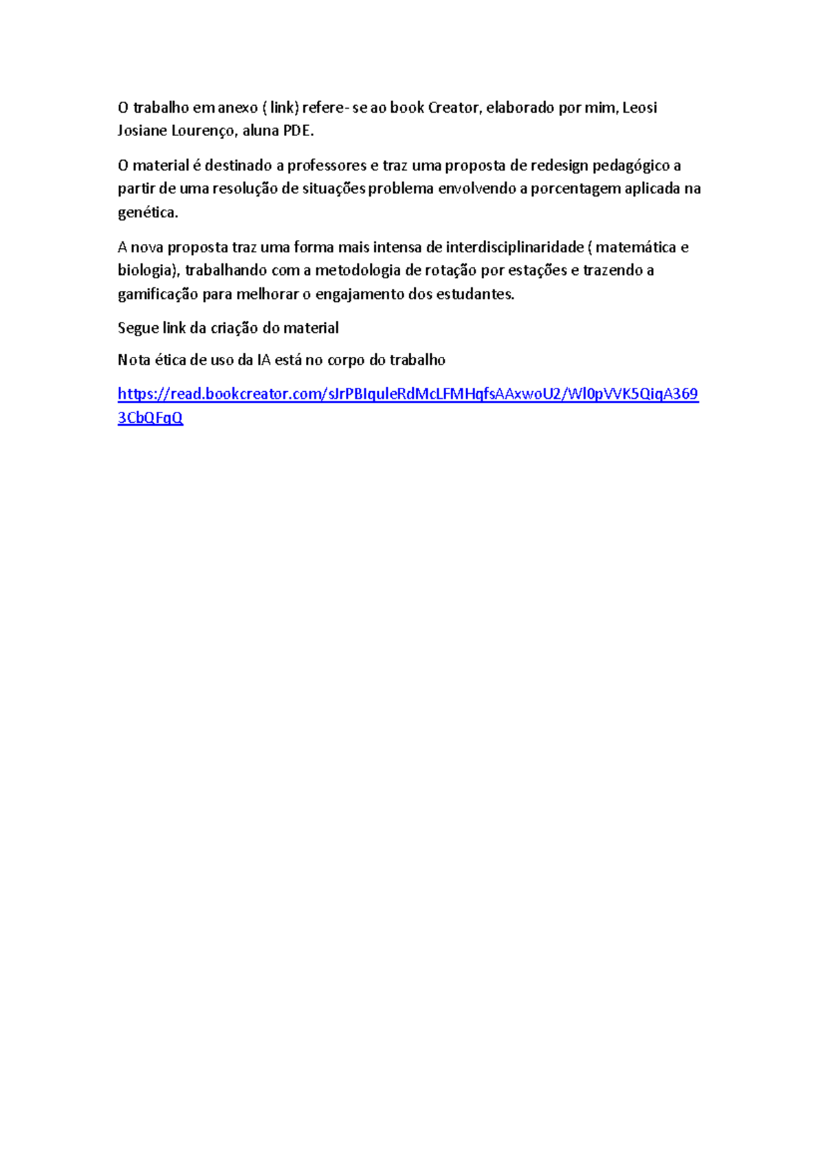 BOOK Creator - Leosi - Aplicação de tics na educação - O trabalho em ...