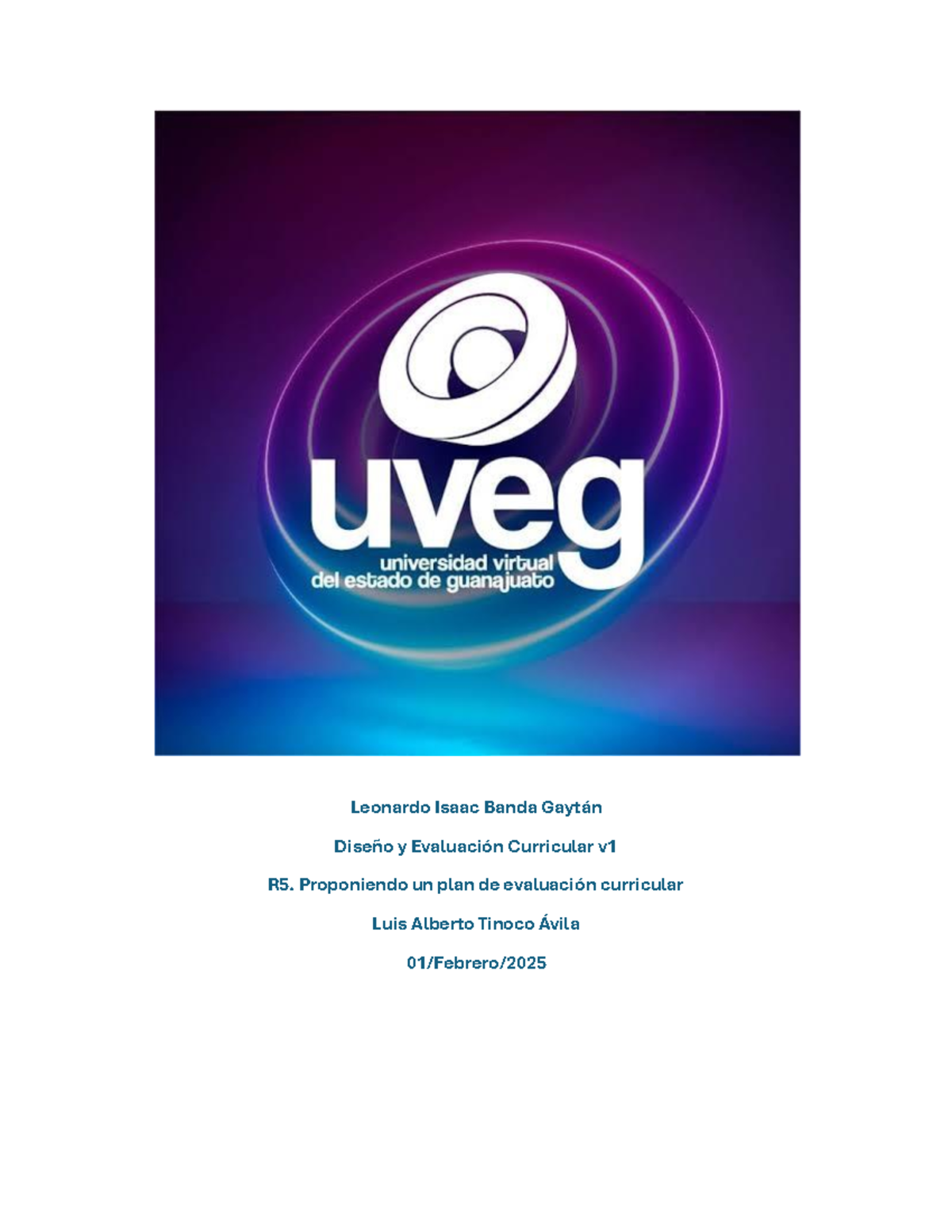 Proponiendo un plan de evaluación curricular reto 5 - Leonardo Isaac ...
