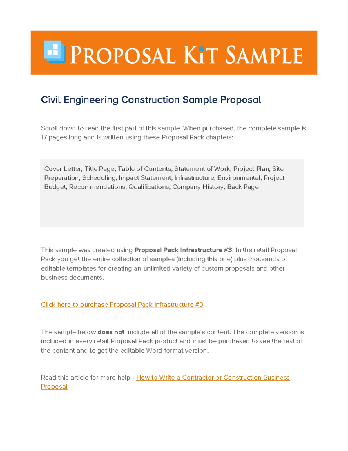 CE 301: Sample Proposal for Tolliver Bridge Replacement Project - Studocu