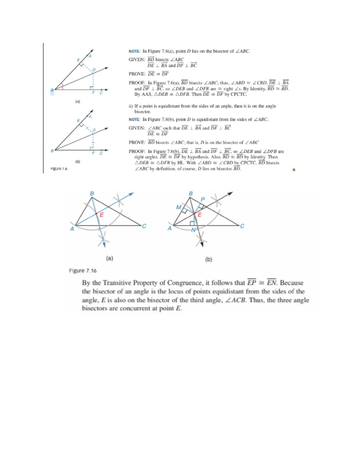 Geo Proofs: Angle Bisector Theorems and Congruence (Course Code: GEO101 ...