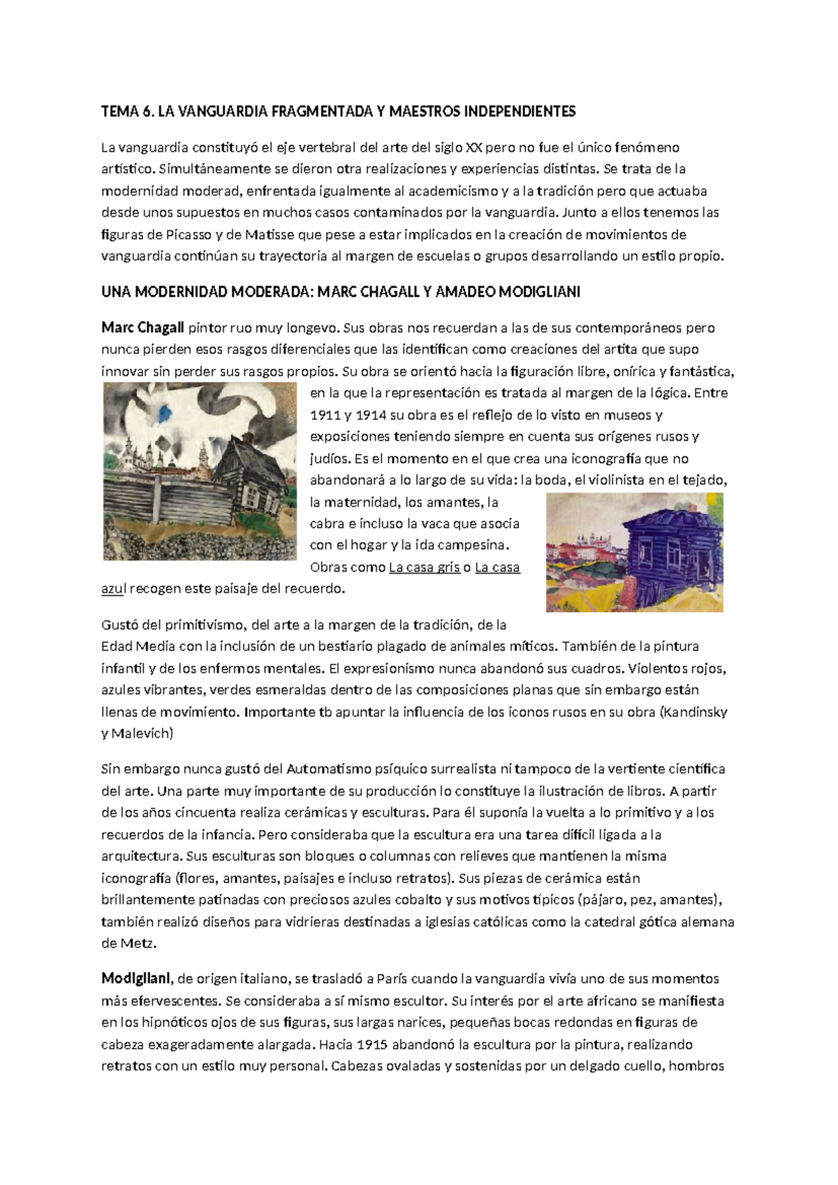 TEMA 6: Resumen sobre la Vanguardia y Modernidad en el Arte del Siglo ...