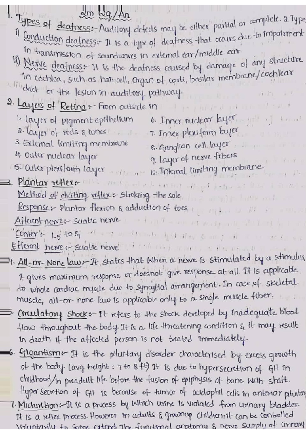 Physiology 2: Comprehensive Study Notes on Key Concepts - Studocu