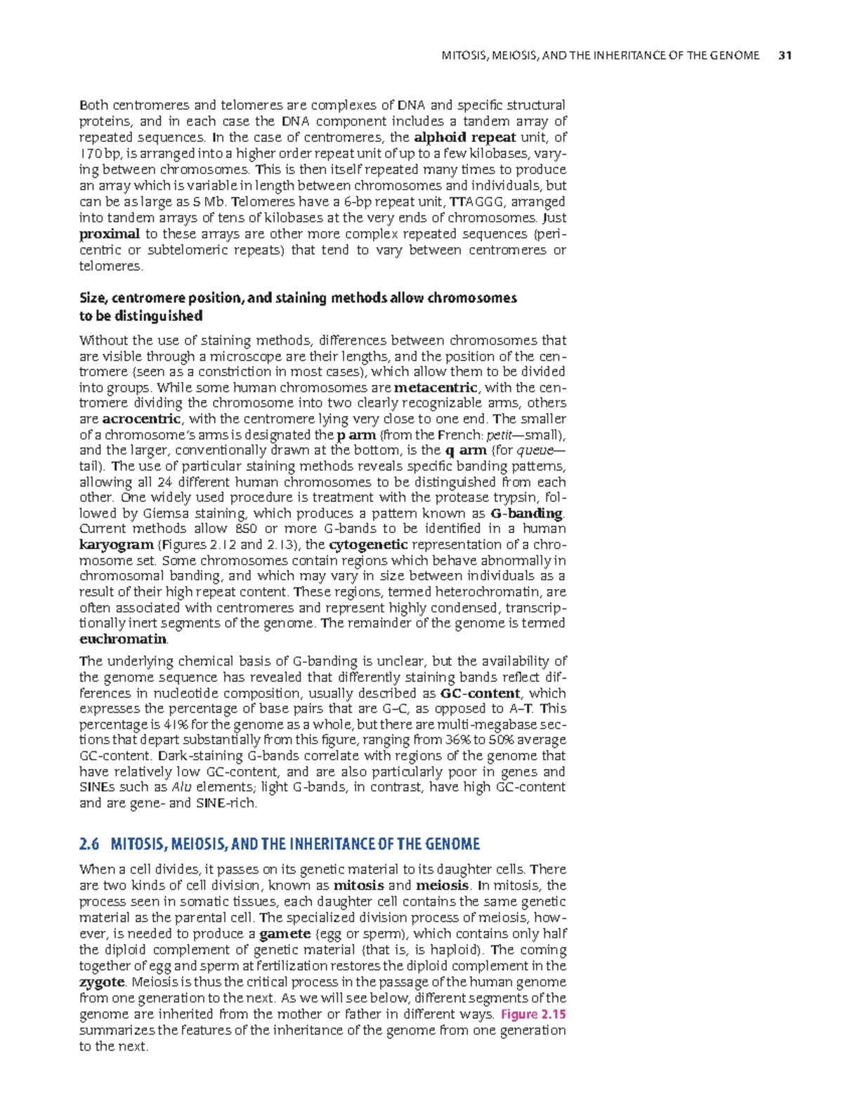 Human Evolutionary Genetics A0215: Mitosis, Meiosis, and Genome ...