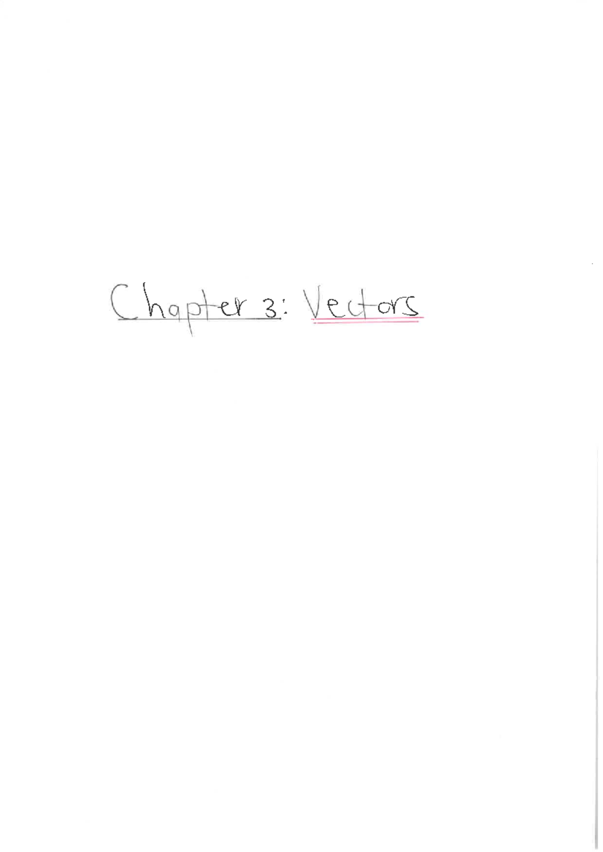Chapter 3 Vectors - PY 101 Lecture Notes on Properties and Direction ...