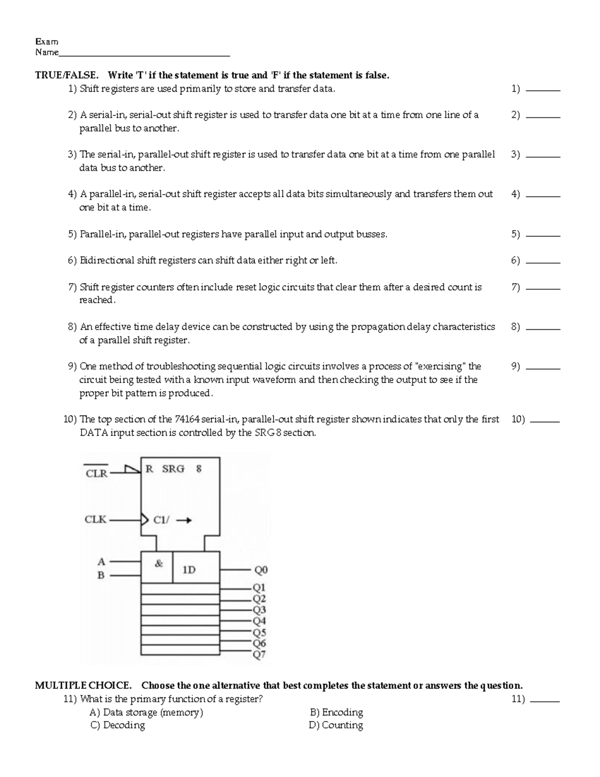 Chapter 8 - Digital Fundamentals Quiz and Exam Preparation - Studocu