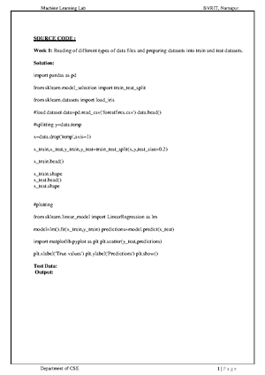 DATA Analytics-UNIT-IV - UNIT-IV Object Segmentation: Regression Vs Segmentation – Supervised ...
