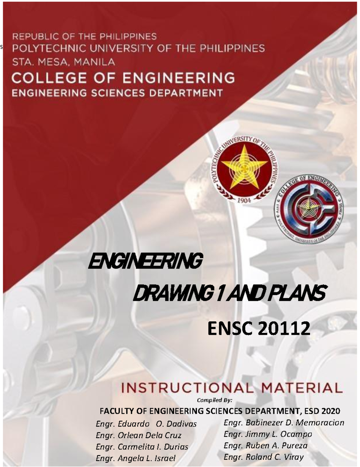ENSC 20112 - Engineering Drawing I & Plans Module Overview - Studocu