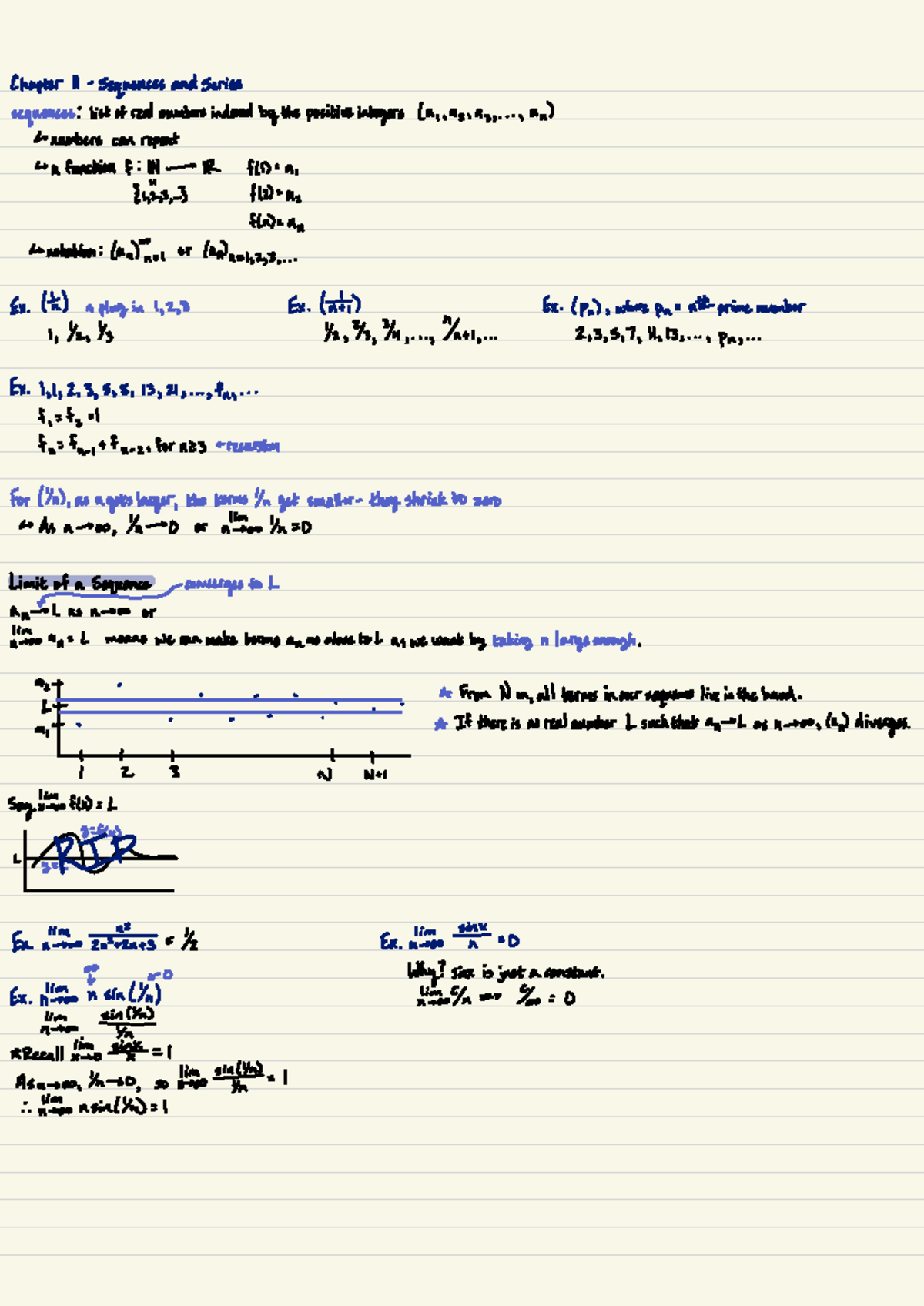 Stewart Calculus Chapter 11.1: Sequences and Series Overview - Studocu