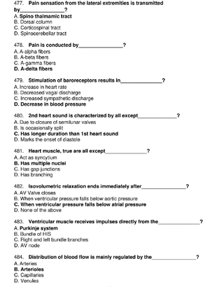 PSYC111 QUIZ 70 - Nxjx - C. Liver D. Stomach 9. Peristalsis in the gut ...