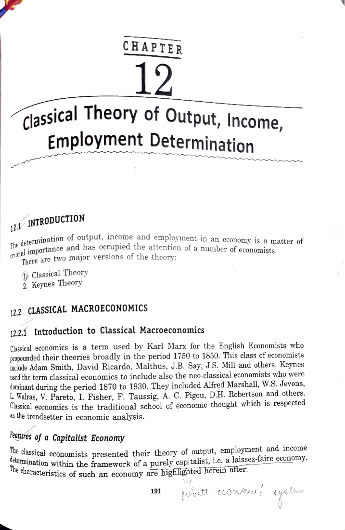 Classical Theory of Output, Income, and Employment (ECON 101) - Studocu