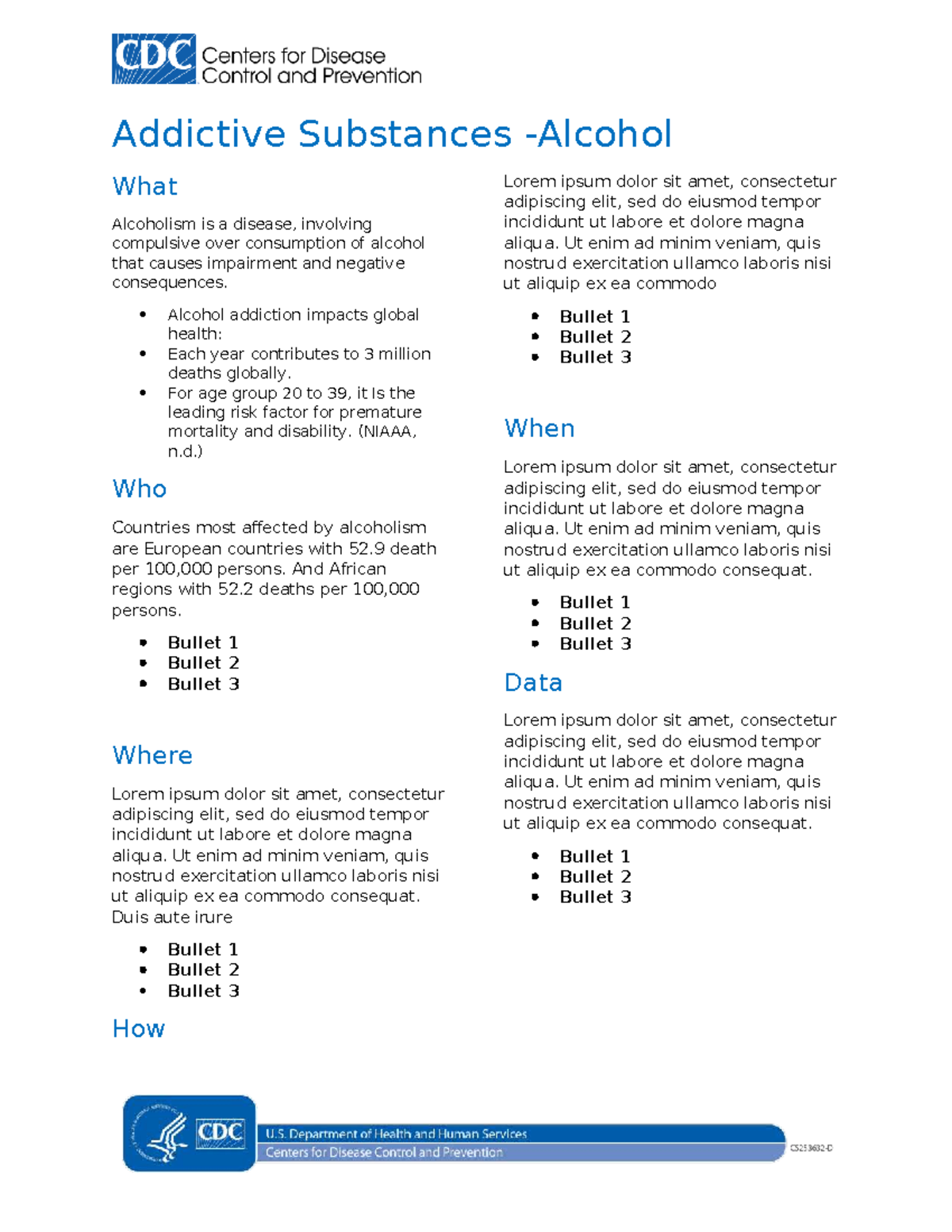 PHE 20247 Addiction Fact Sheet: Understanding Alcoholism and Its Impact ...