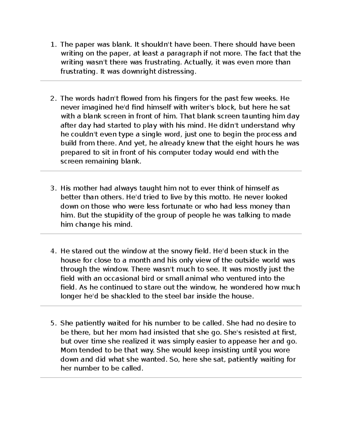 ENG 101: Creative Writing - Reflections on Blank Pages and Inspiration ...