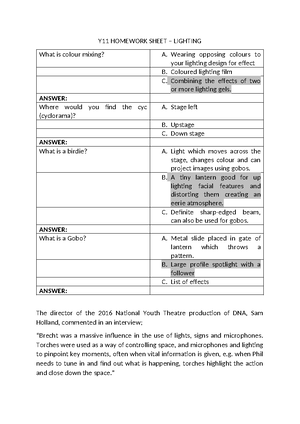 Grade 8 Lamda Public Speaking Help Sheet - LAMDA Knowledge Helpsheet ...