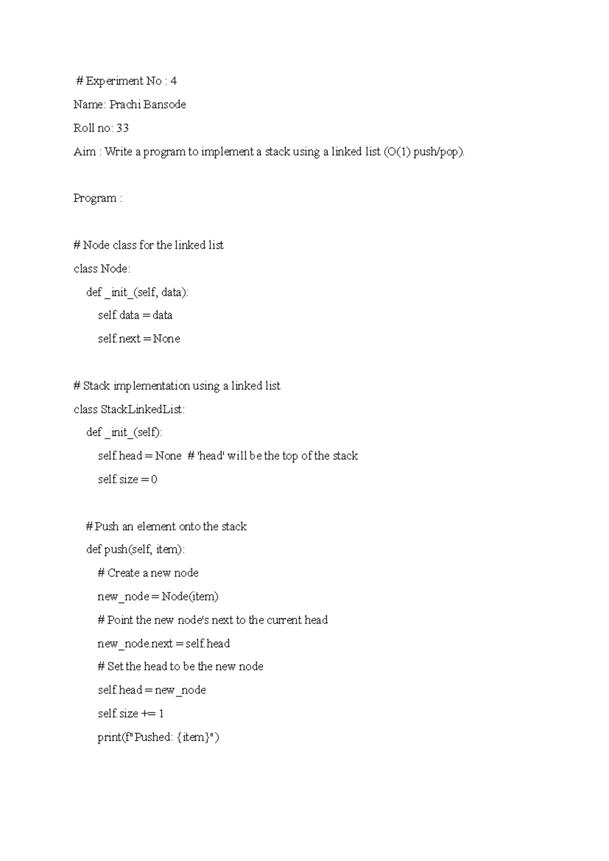 Data Structures Implementation: Stacks, BST, Hashing & Sorting (CS101 ...