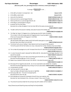Maths Progress International 11–14 Year 7 Pearson Workbook Answer ...