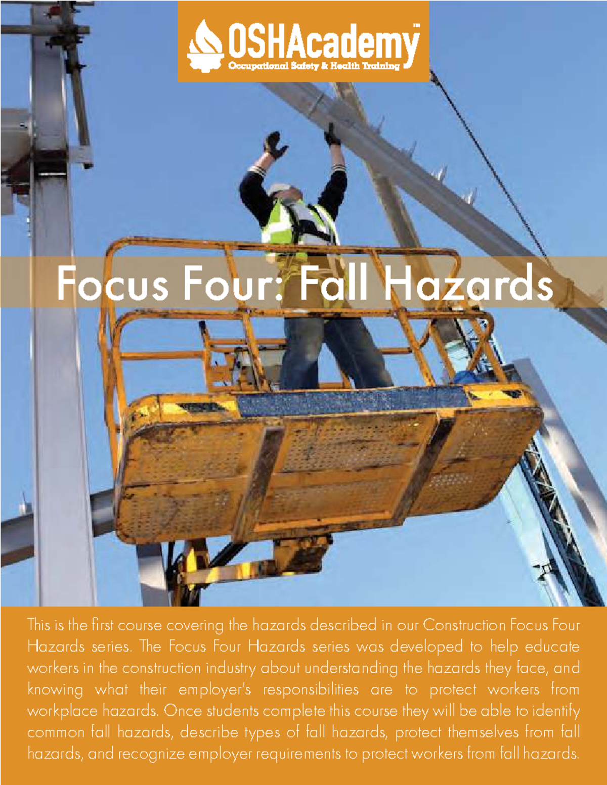 Focus Four: Fall Hazards Course 806 Study Guide - Studocu