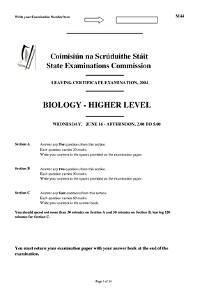 Biology Notes S3 SIHS 2019 ok - BIOLOGY &HEALTH SCIENCES NOTES S ...