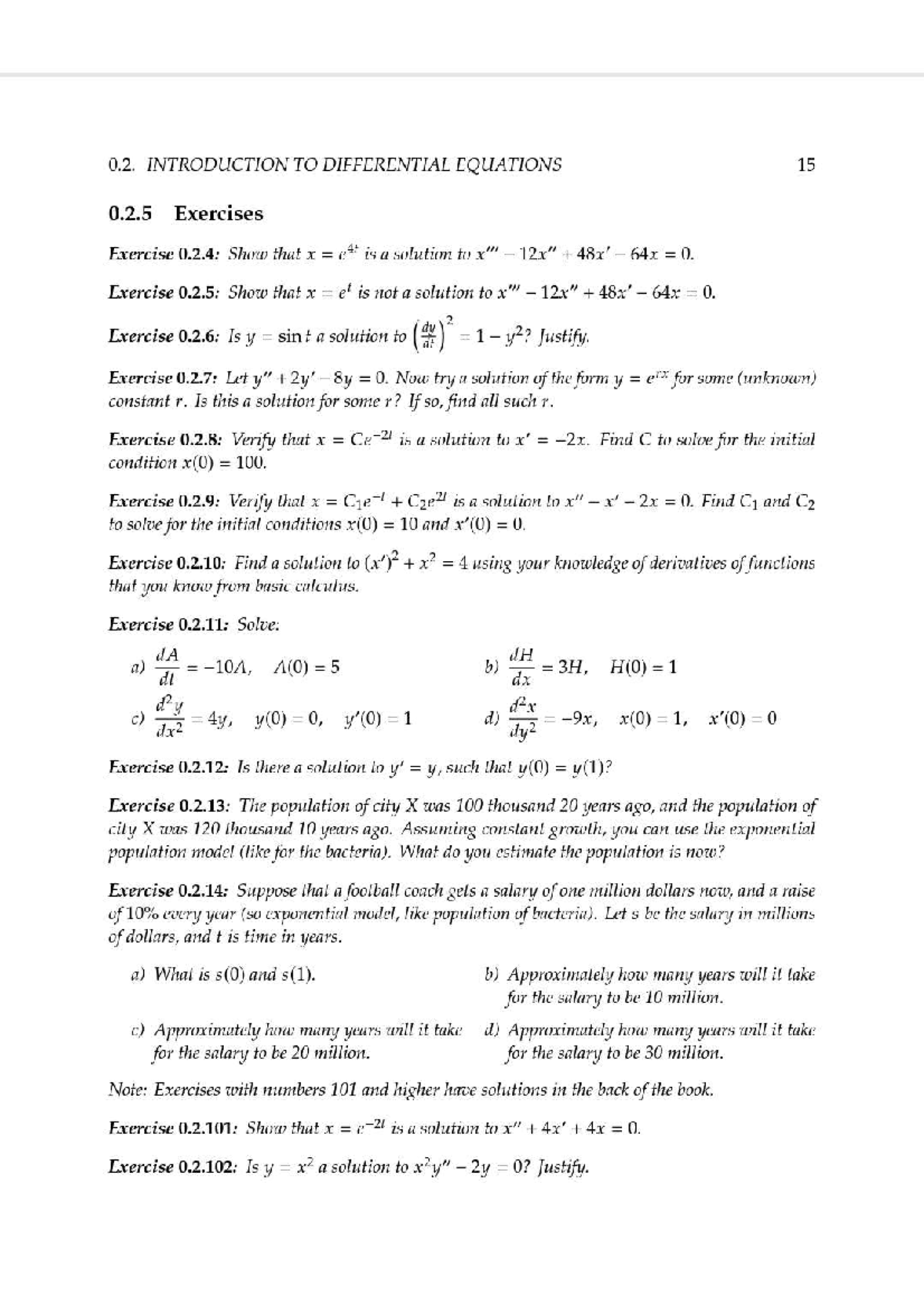 Practice questions on differential equations - ©F D 2 f 0 B 1 I 3 F ...