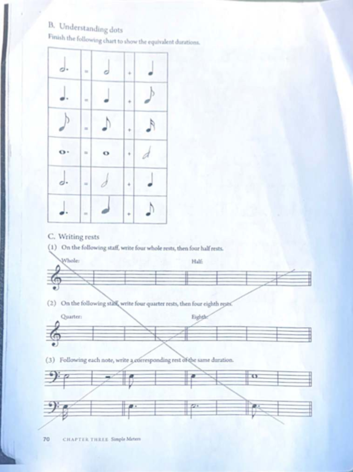 Music Theory: Understanding Dots and Rests (Chapter 3) - Studocu